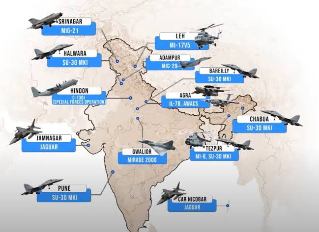भारतीय वायु सेना स्टेशनों की सूची | List of Indian Air Force Stations ...