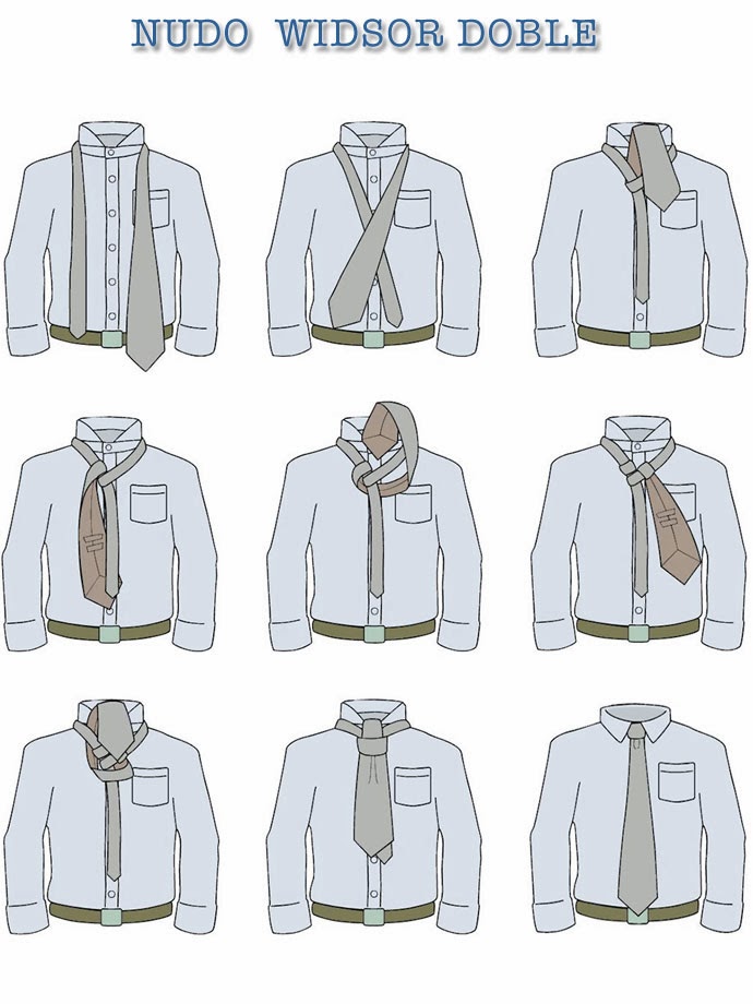 LAS CORBATAS Y SUS NUDOS, CÓMO HACERLOS PASO A PASO. VÍDEO TUTORIAL.