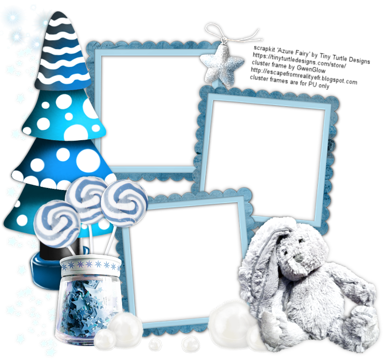 Escape From Reality Blog: FTU 'Azure Fairy' Cluster Frames TTD