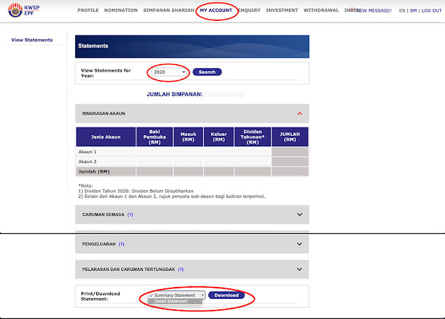 Cara Daftar i-Akaun KWSP | Dapatkan Penyata EPF Online — miracikcit