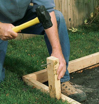 The Evansville Home Expert!: Forming Small Concrete Pads!
