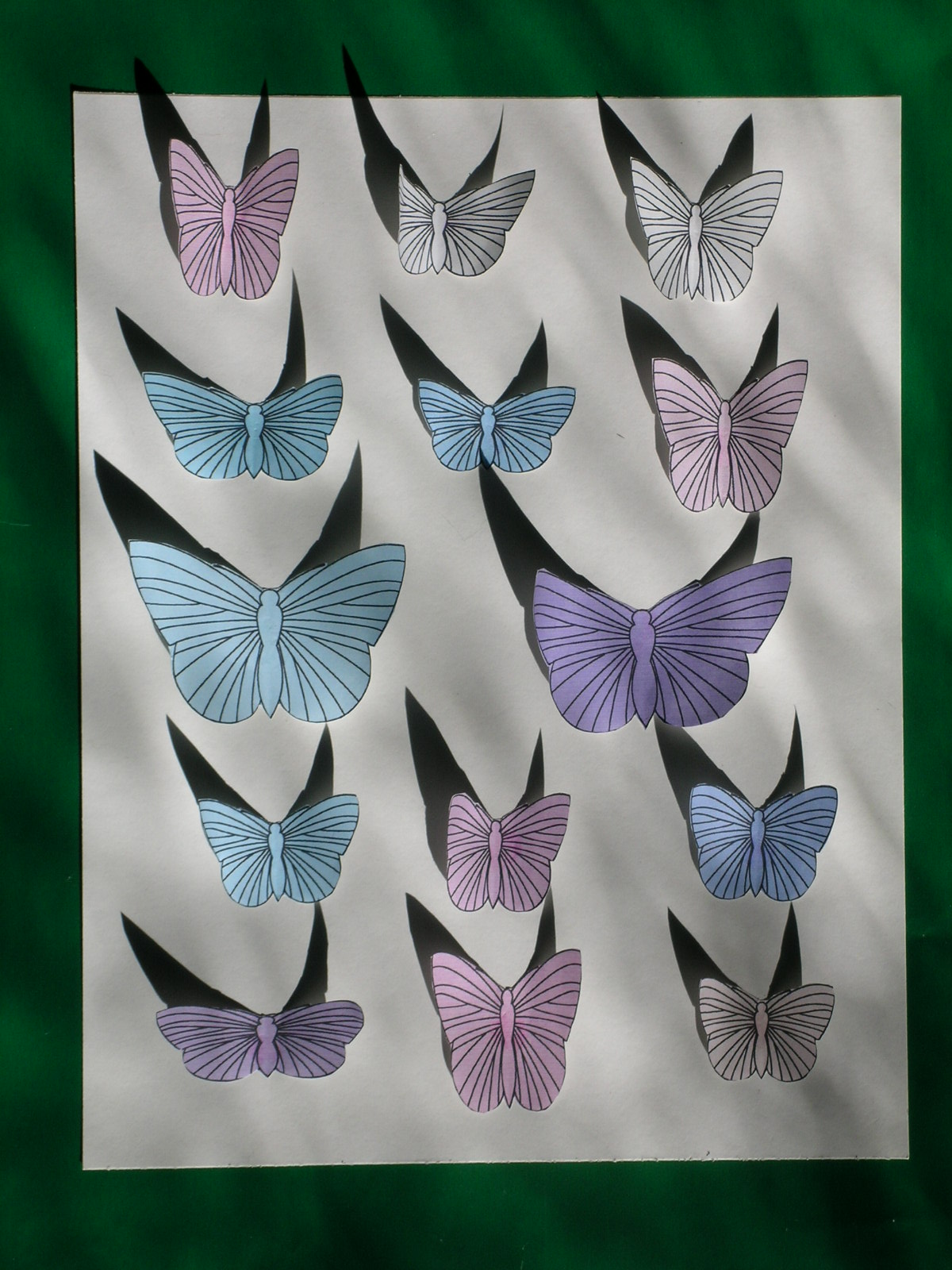 Berkeley Butterfly Blog: Collection Papercraft