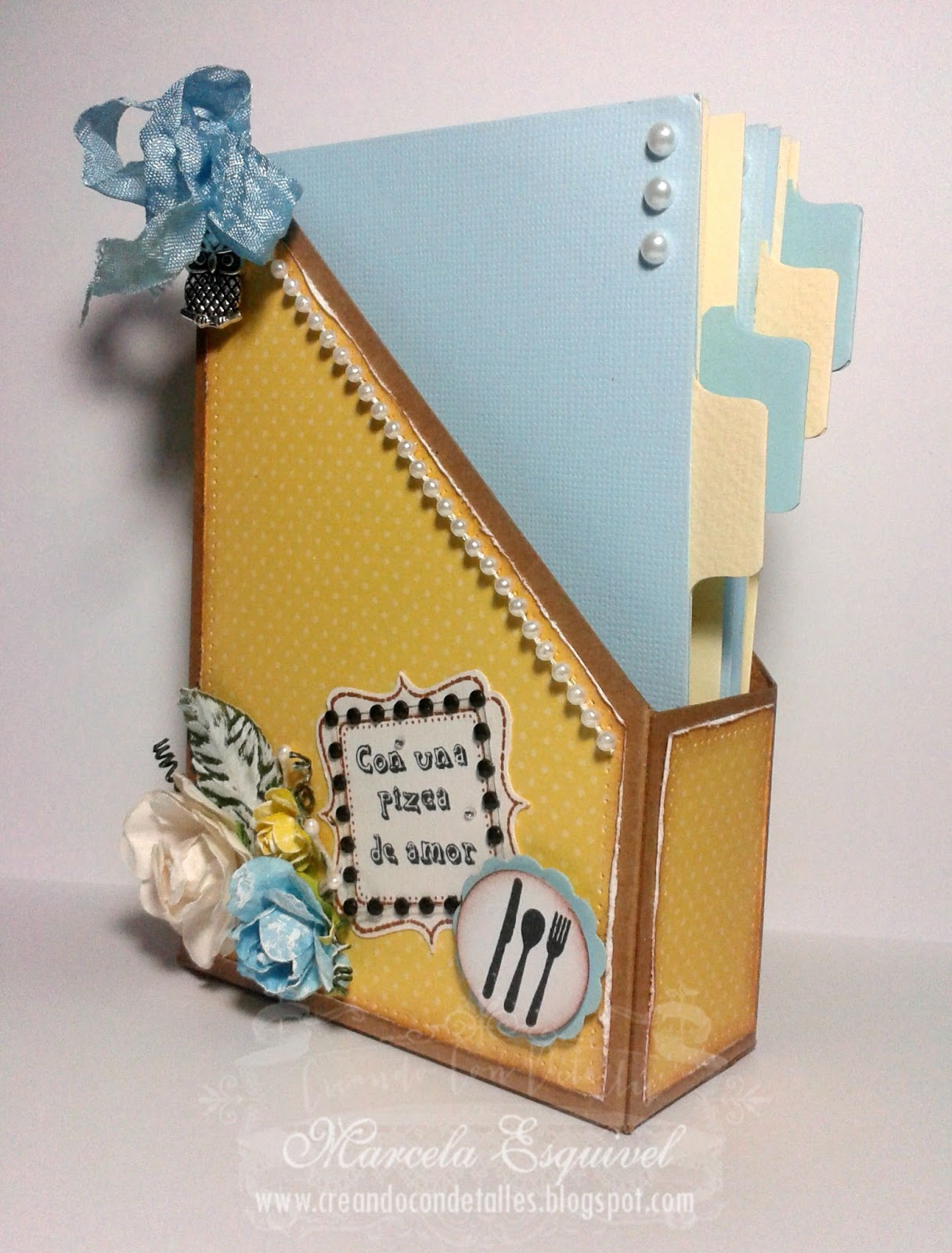 Creando Con Detalles: Mini Archivador de Recetas