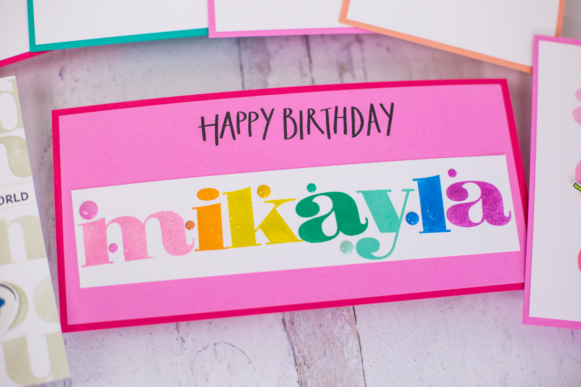 My Cluttered Corner: How to Use Alpha Stamps | 4 Unique Ways