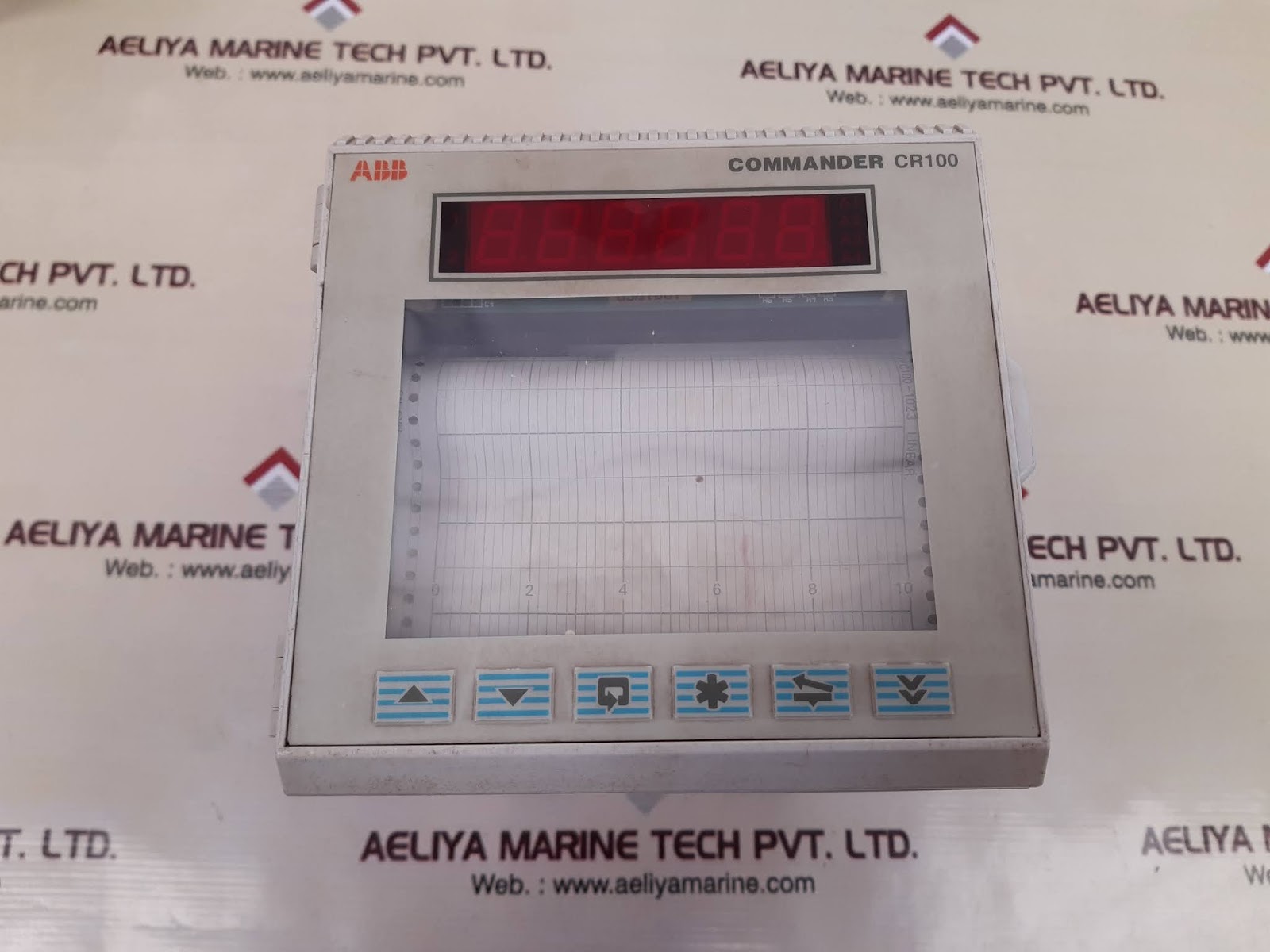 ABB COMMANDER CR100 STRIP CHART RECORDER CR102/B011/STD - Aeliya Marine