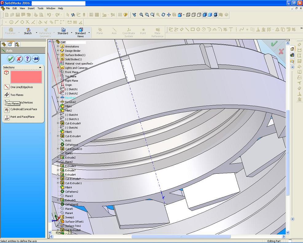 SOLIDWORKS DESIGN TUTORIAL: Creating Reference Axes SOLIDWORKS