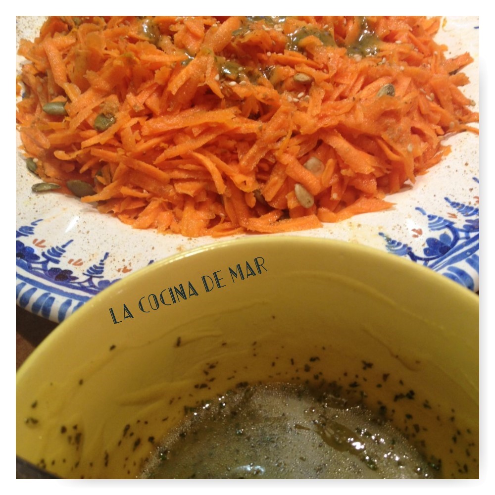La cocina de Mar: ENSALADA DE ZANAHORIA RALLADA, NARANJA Y COMINO ...