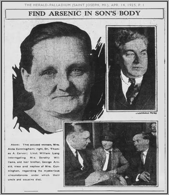 Unknown Gender History: Anna Cunningham, Indiana Serial Killer - 1925