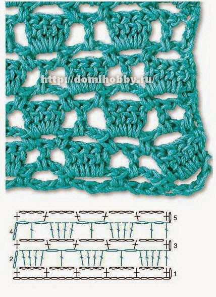 20 Patrones De Puntos Crochet Calados