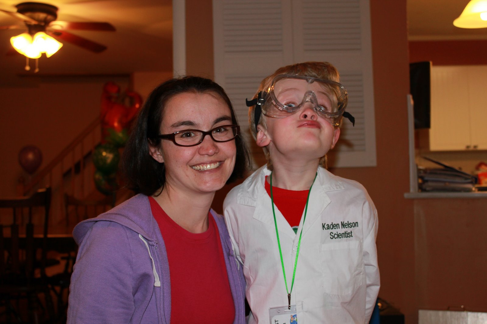 THE MUDDY PRINCESS: Science Birthday Party