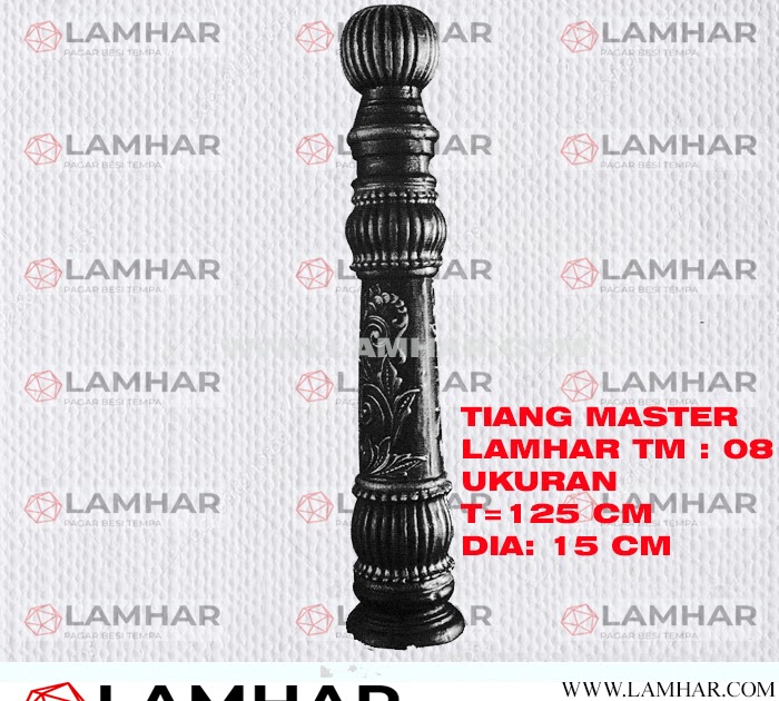 Jual Tiang Master Railing Tangga Besi Tempa - PAGAR BESI TEMPA