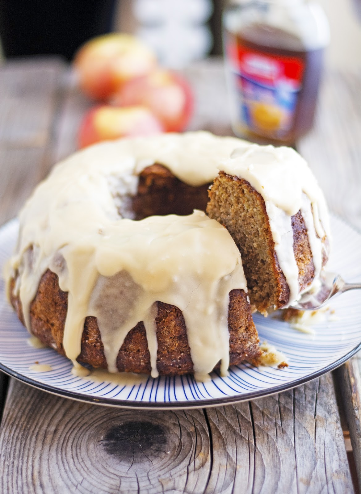 The Iron You: Whole Wheat Maple Apple Bundt Cake