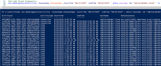 The Microsoft Platform: Working with Windows Virtual Desktop Diagnostic ...