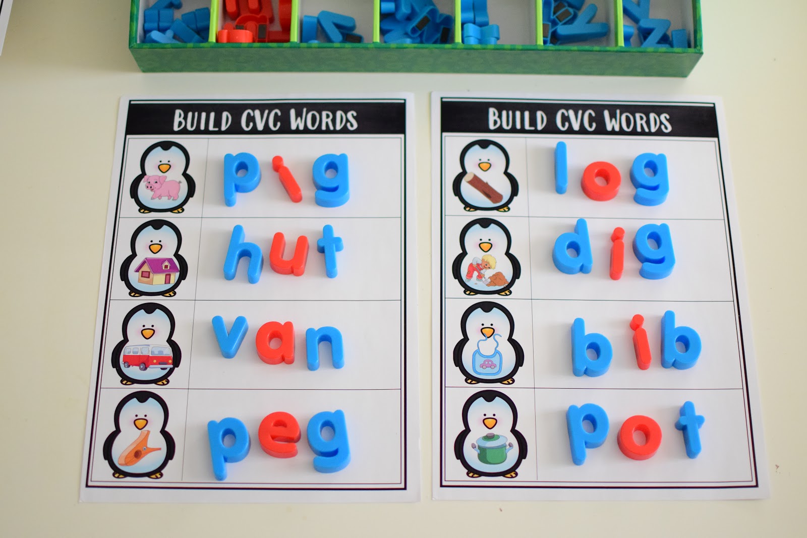 CVC Word Building Printables | The Pinay Homeschooler