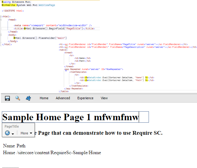 Bisstalk Sitecore Sublayouts Rendering On A Sitecore Mvc Page Part 1