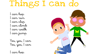 Things I can do - CLASS WORKSHEETS