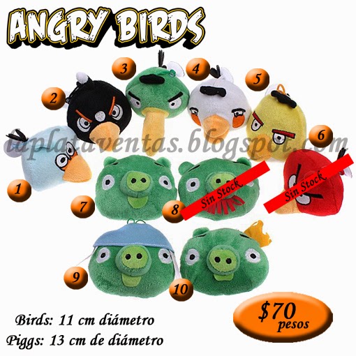 Peluches Angry Birds | Shop Virtual