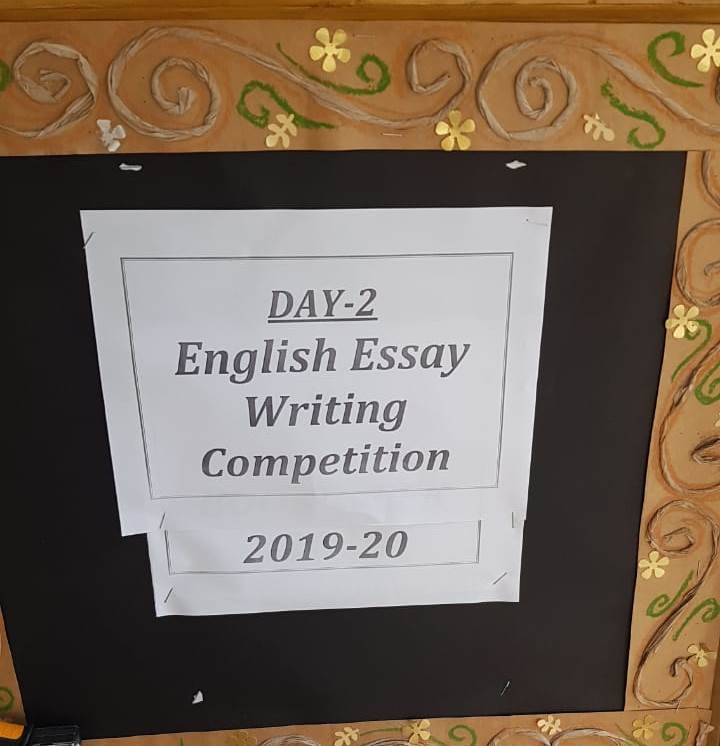 Official Blog for Girls Section: English Essay Writing Competition - Day 2
