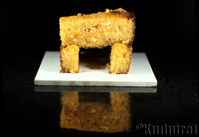 Kudpiraj's Garam Tawa: Dum Ka Rote (Ash Gourd Semolina Cake)