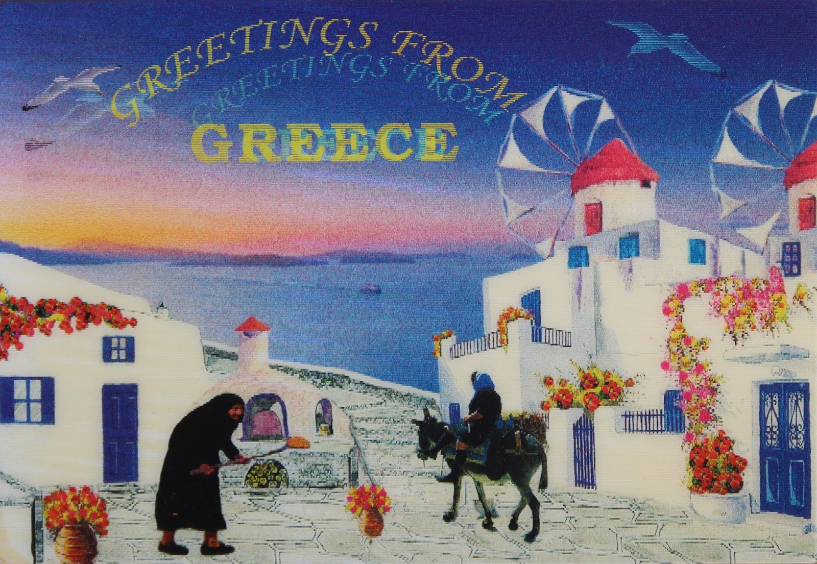 Greek postcards