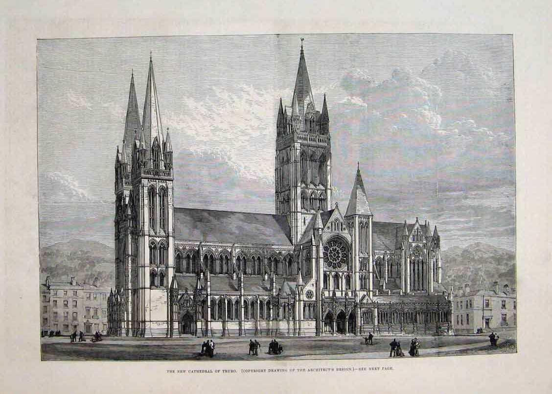 Victorian Churches: 64 - J.L.Pearson: Truro Cathedral, Cornwall, 1880-1910.