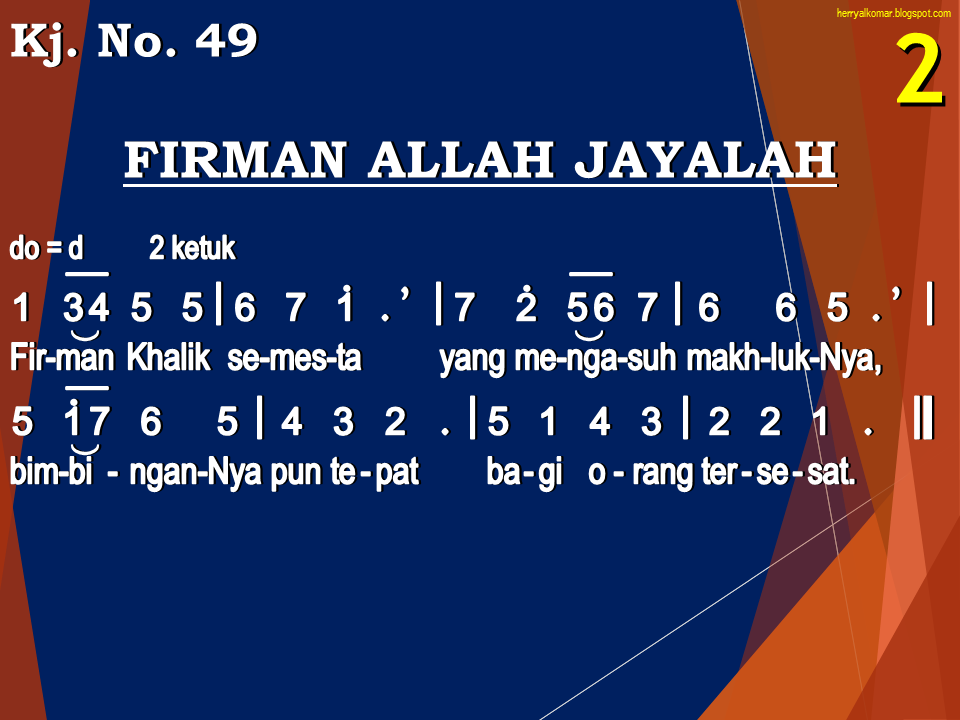 TouRoeroekan: Kidung Jemaat No. 49