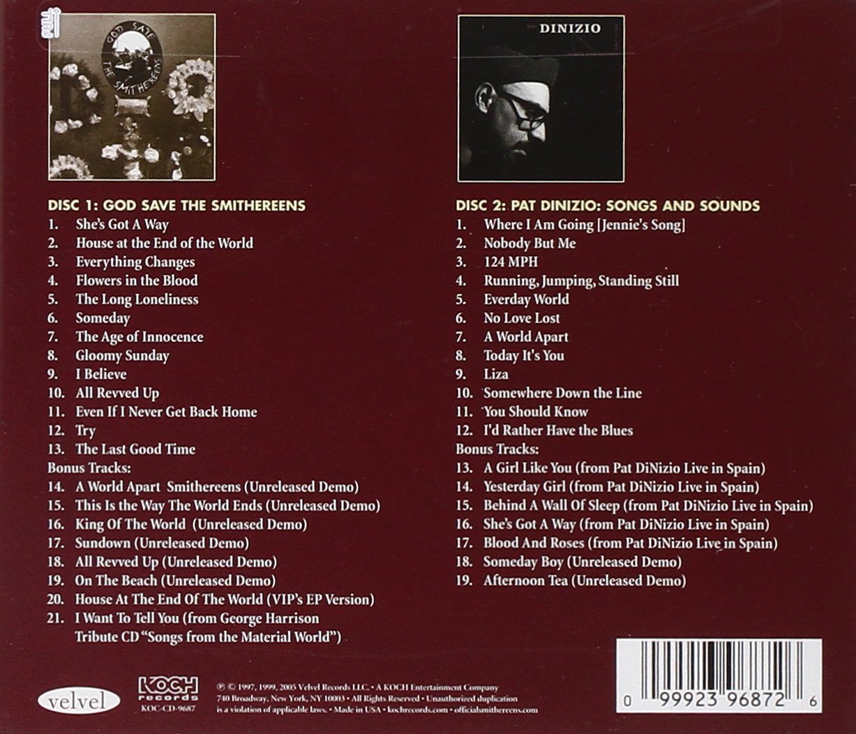 Classic Rock Covers Database: The Smithereens - God Save The ...