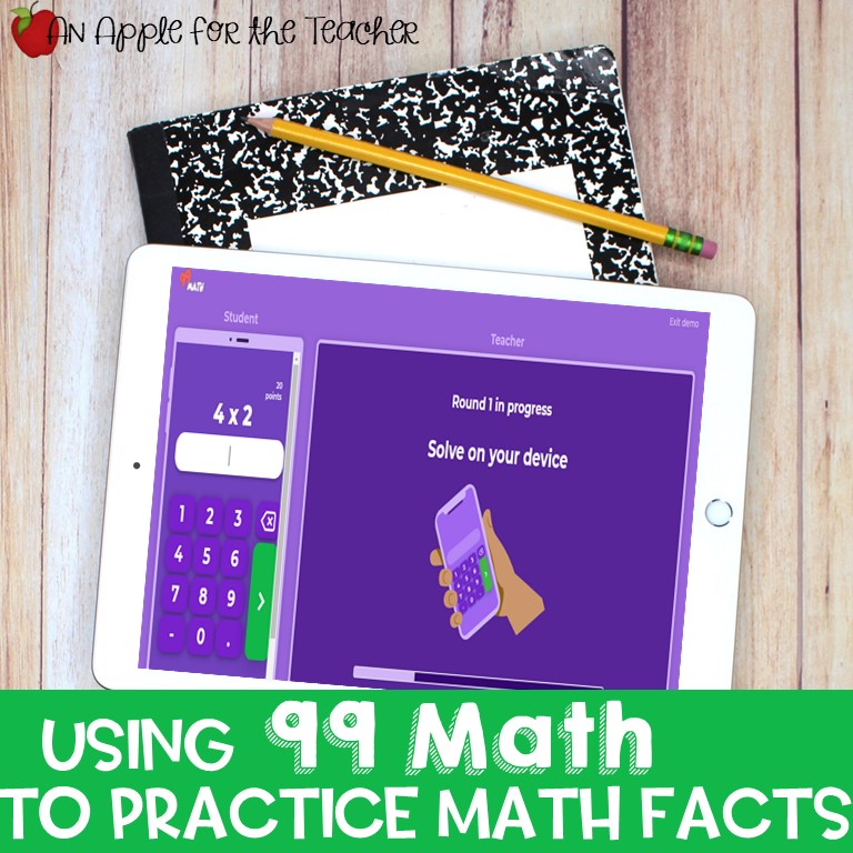 An Apple For The Teacher: Using 99 Math to Practice Math Skills