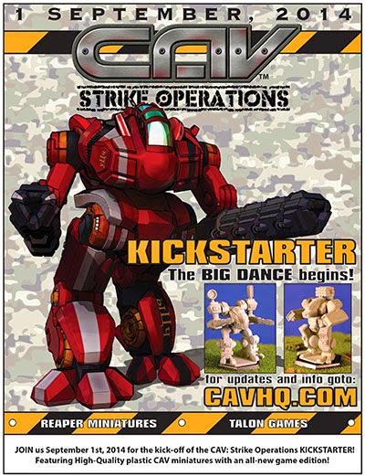 Tabletop Fix: Talon Games - CAV Strike Operations Kickstarter Announcement