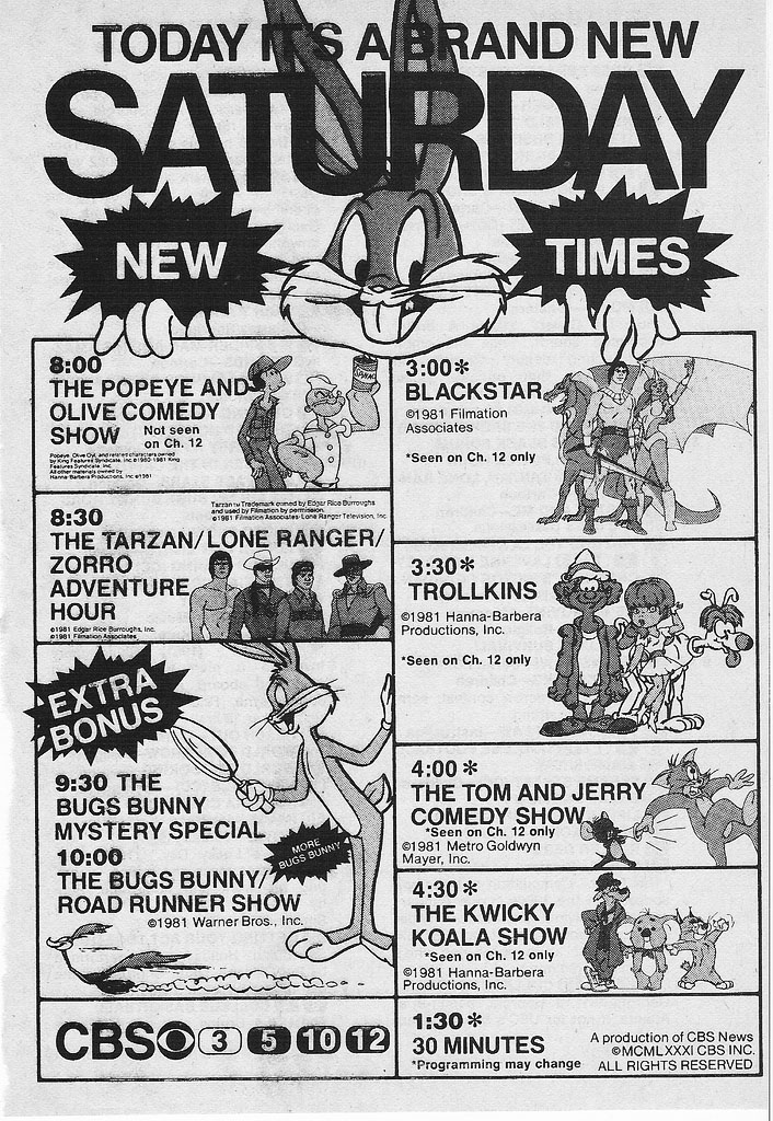 SATURDAY MORNINGS FOREVER: 1980s SATURDAY MORNING ADS