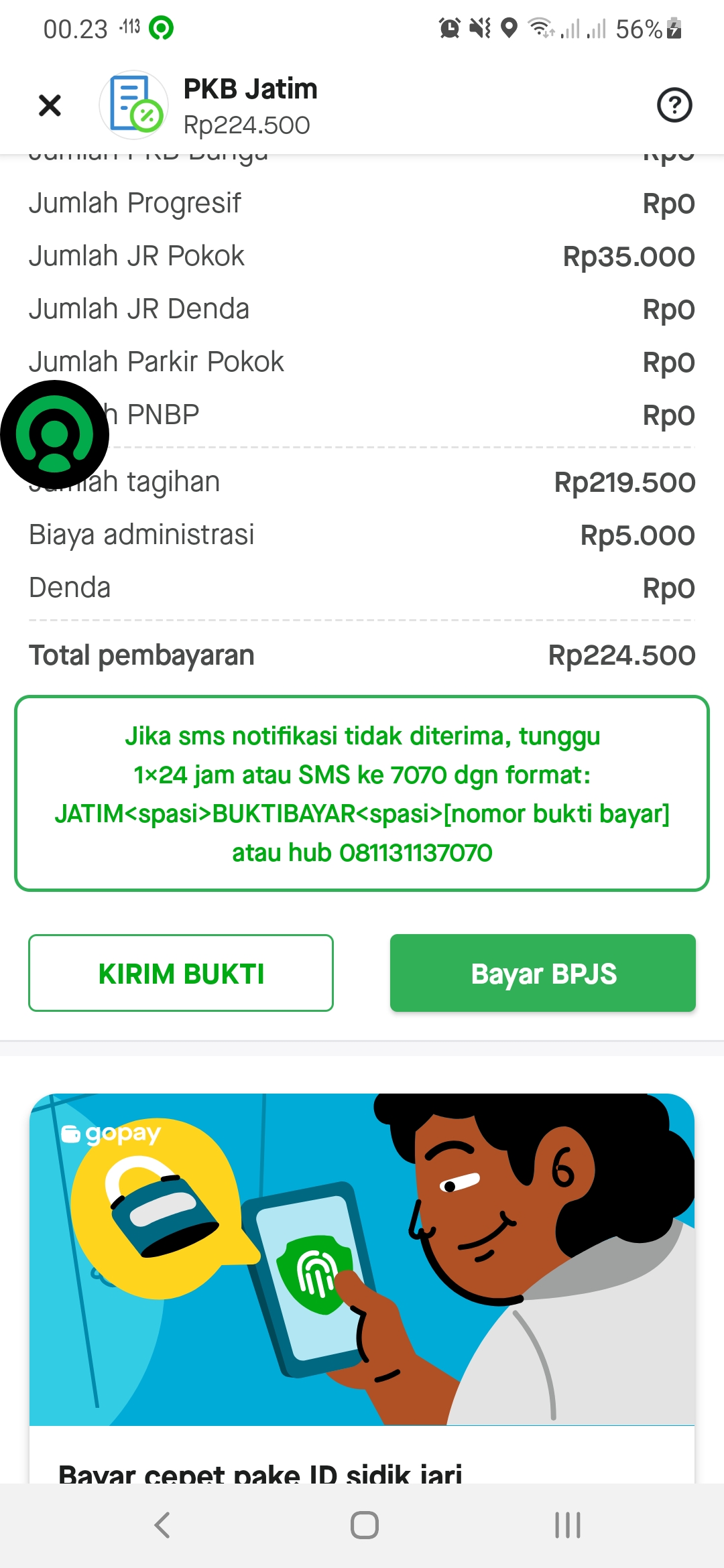 Bayar Pajak Kendaraan Pakai Gopay - UANG OJOL