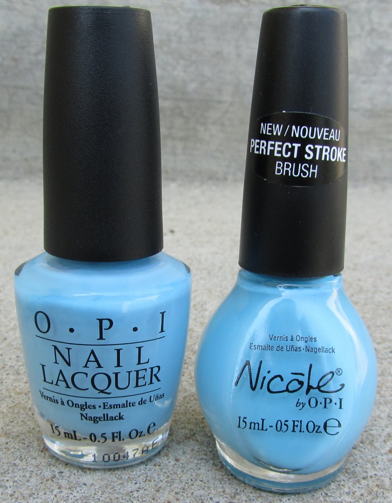 Polishology: Comparison - Baby Blue Polish