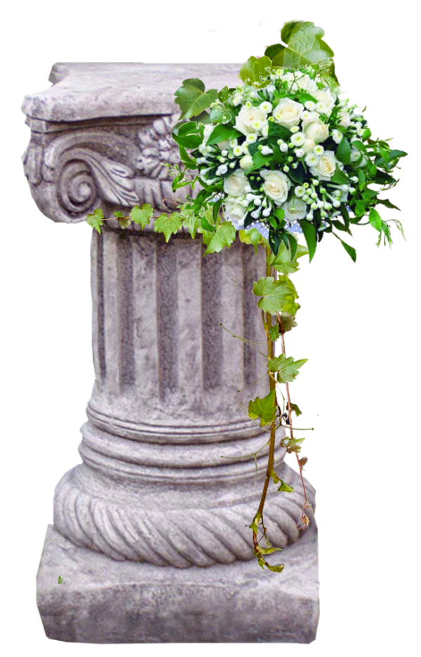 ForgetMeNot: garden columns with plants and flowers