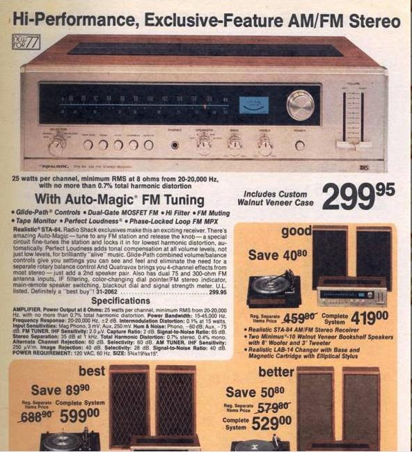 Speakerholic: Realistic STA-84 Receiver