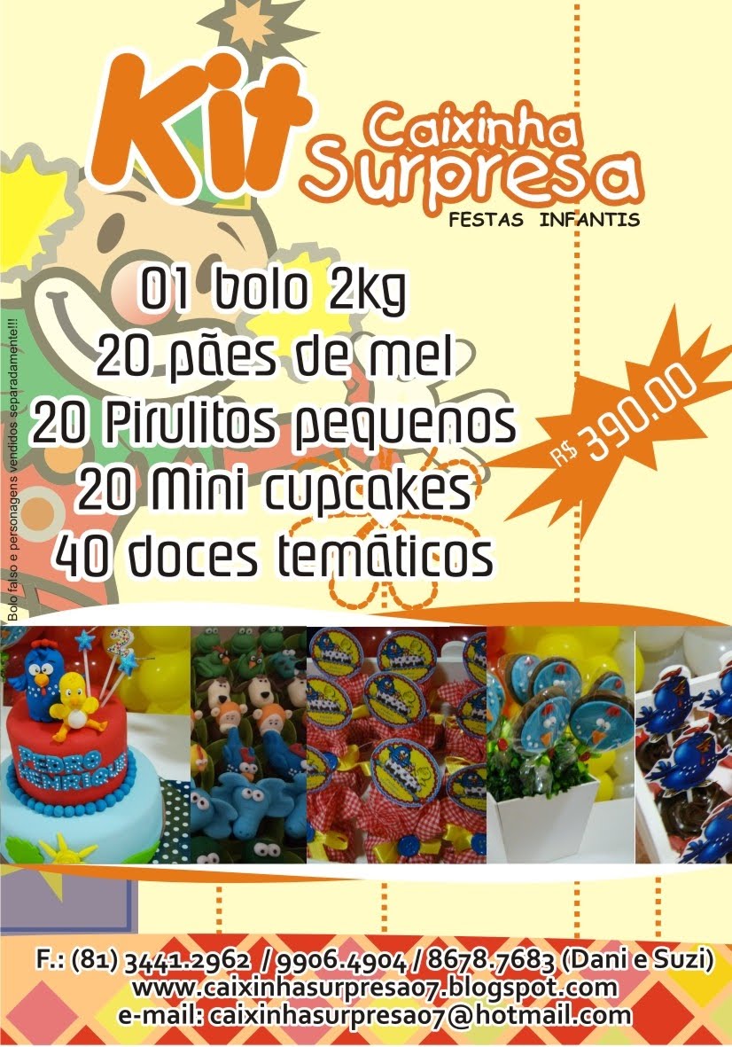 Caixinha Surpresa: Promoção por tempo limitado!!! Caixinha Surpresa: Promoção por tempo limitado!!!