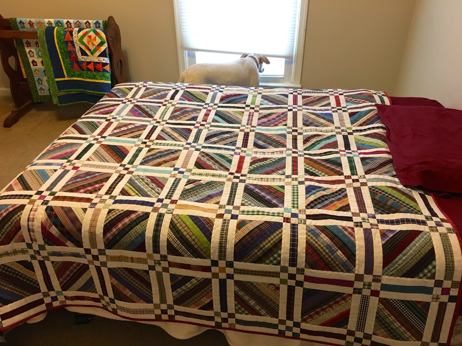 Susan's Quilt Creations: Plaid Strings UFO Finished