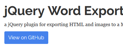 Export Html To Ms word Using jQuery - Free Source code Download ...