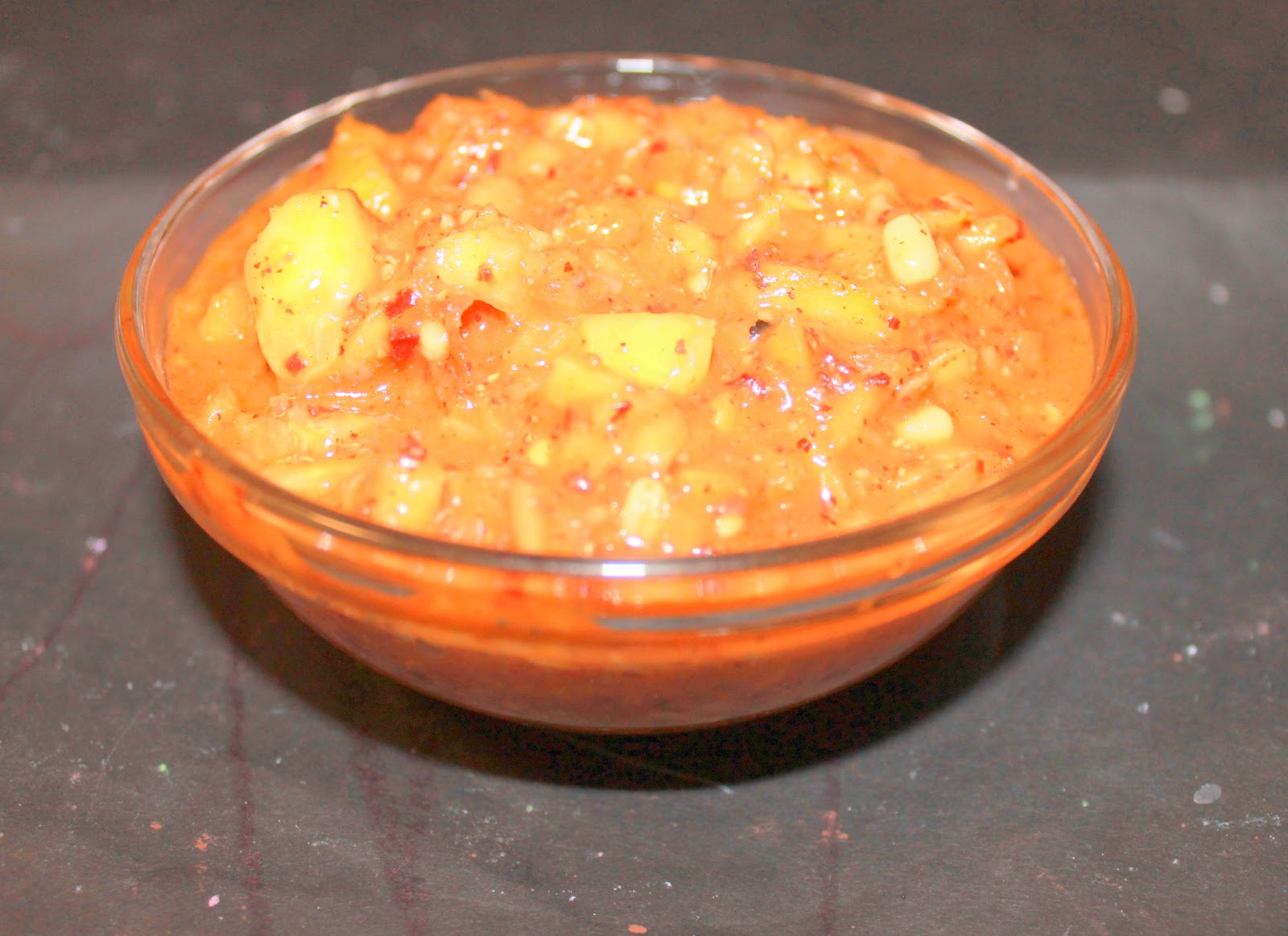 Cucumber chutney /Dosakaya pachhadi