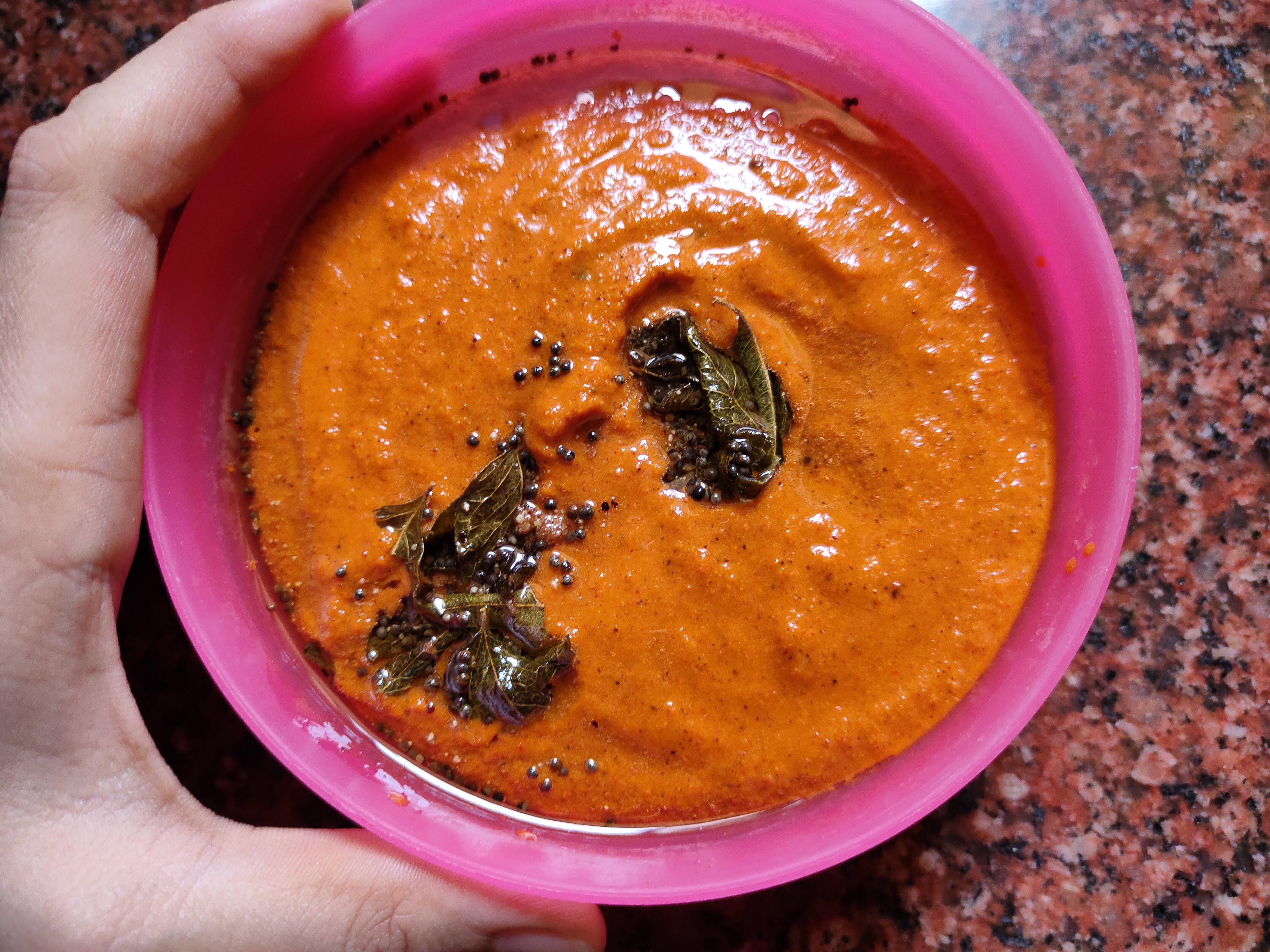 Red Chilli Coconut Chutney #signature dish - mother