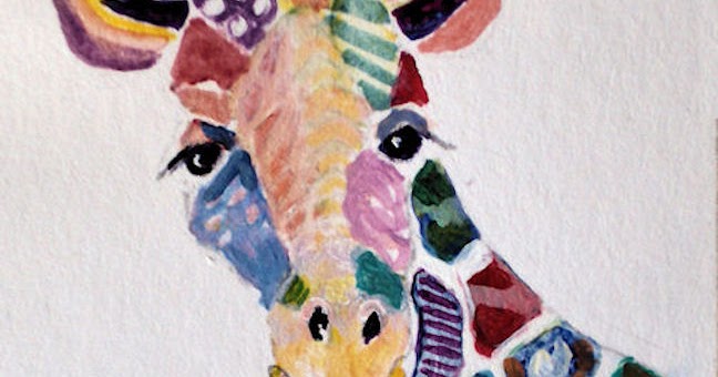 Diane Ursin: "Patchwork giraffe"