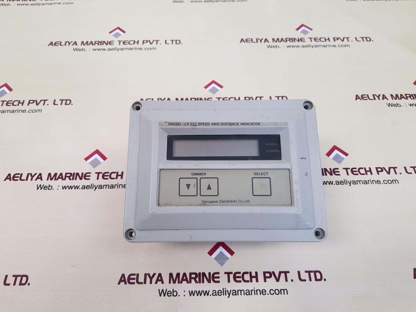 YOKOGAWA EMLOG LR 221-F SPEED AND DISTANCE INDICATOR EML201-HV1 ...