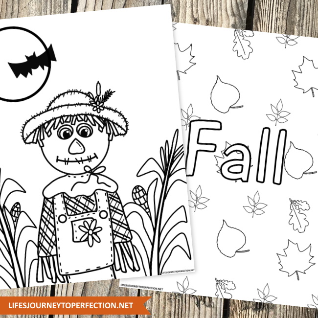 Life's Journey To Perfection: Fun Coloring Pages for Fall/Halloween!!