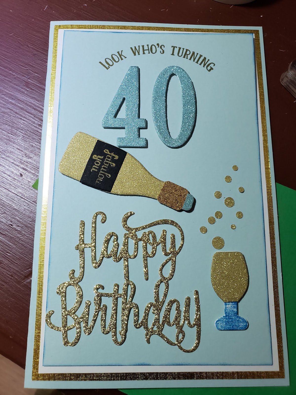 Stamping In The South: 40th Birthday Card!