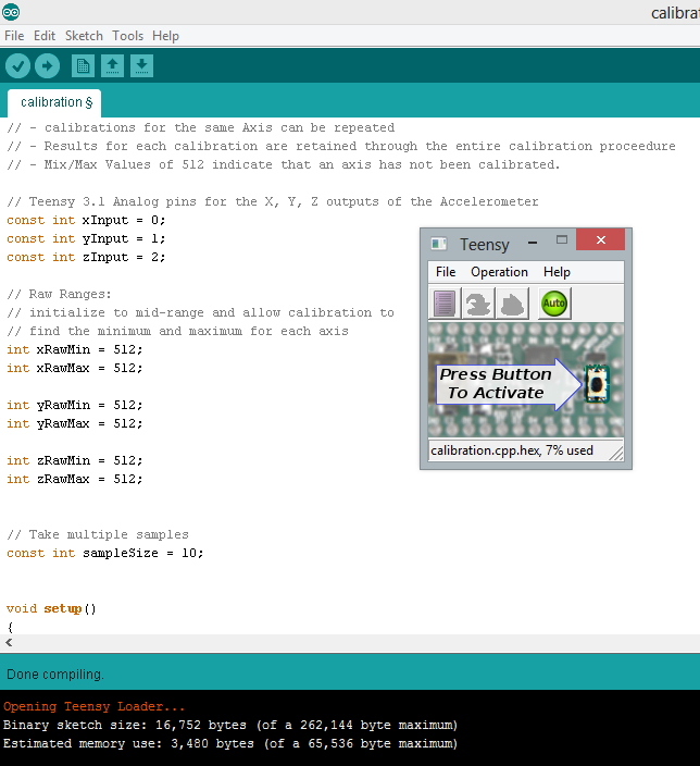 codergirljp: ADXL335 Accelerometer on the Teensy 3.1 - Getting Started