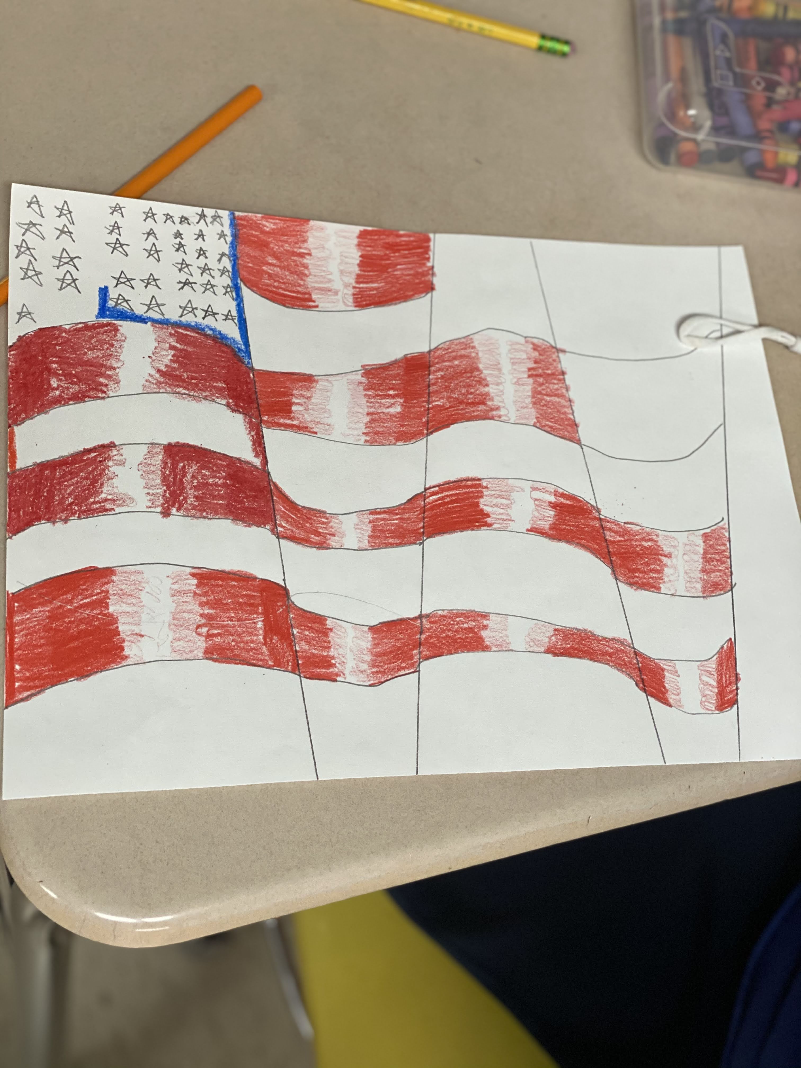Elements of the Art Room: Patriotic art for Veterans Day!