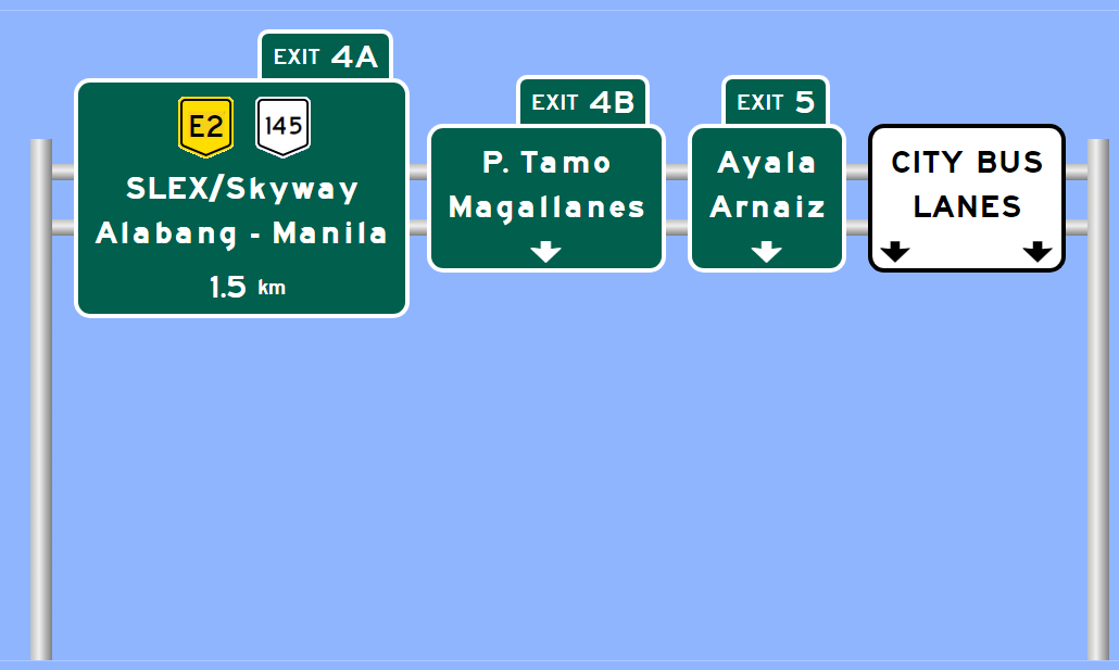 EDSA Pasay-Guadalupe sign ideas - ROUTE SHIELDS INCLUDED