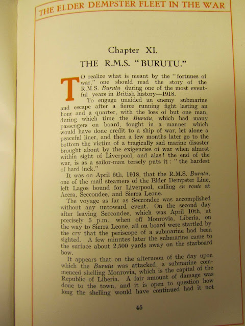 The War Memorial: SS BURUTU