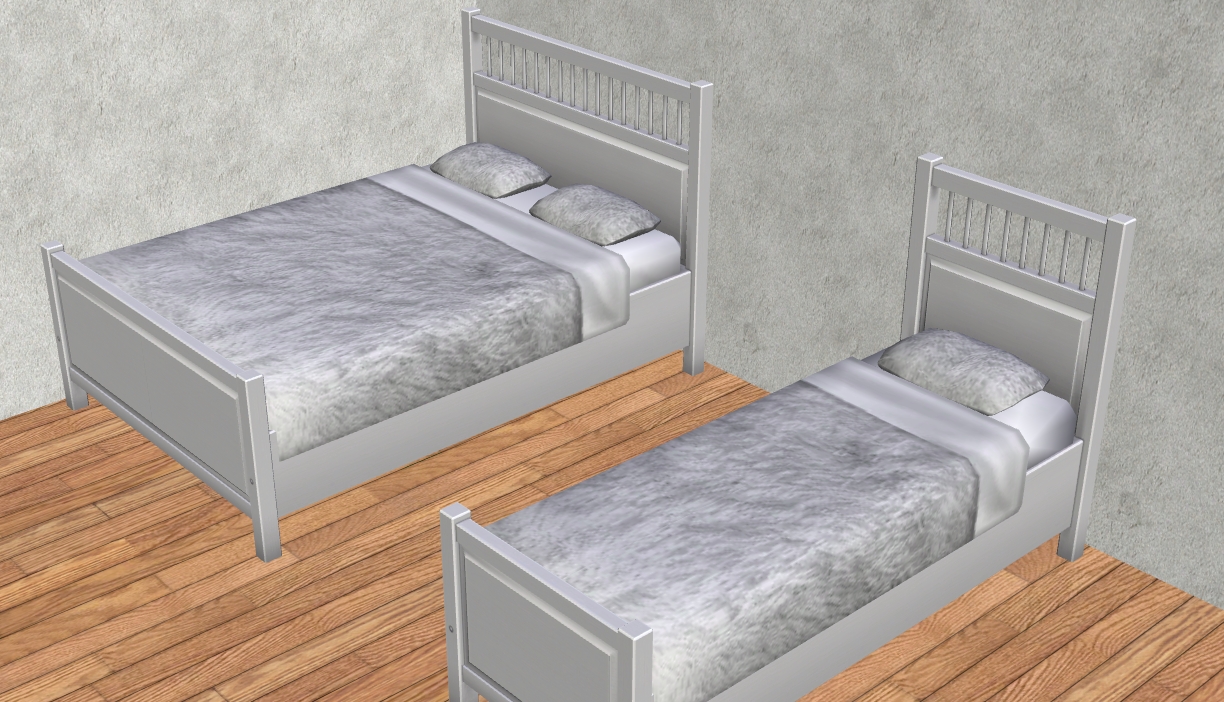 TheNinthWaveSims: The Sims 2 - Faux Fur Bedding