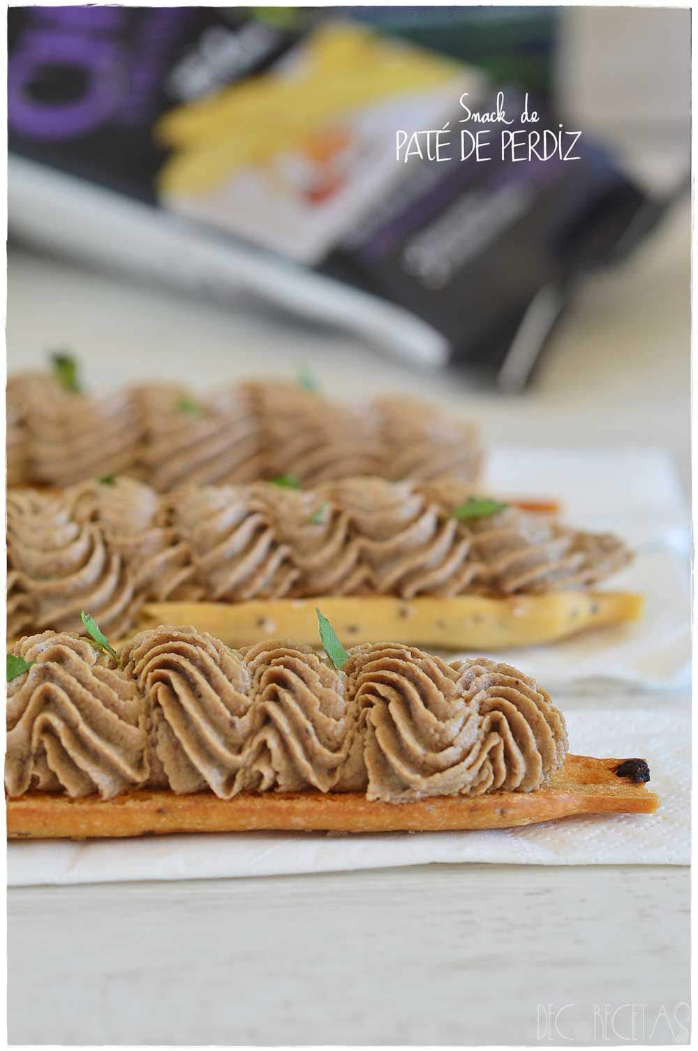 Snack de paté de perdiz | DECORECETAS