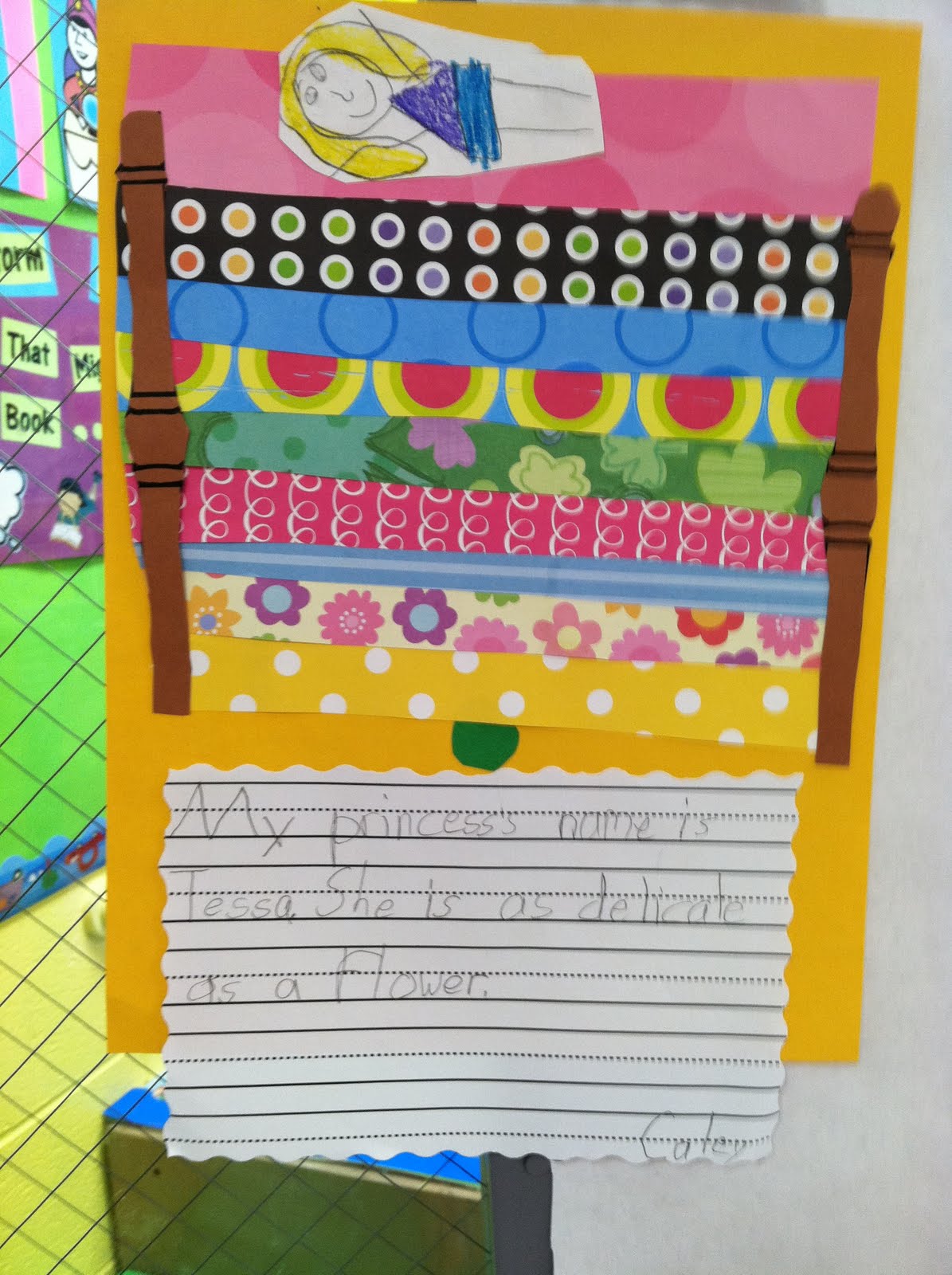 Life in First Grade: The Princess and the Pea Center Activity in Action!